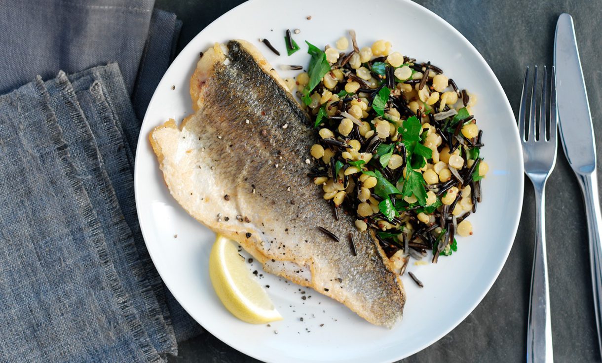 Wild Rice Medley with Sea Bass | Tilda