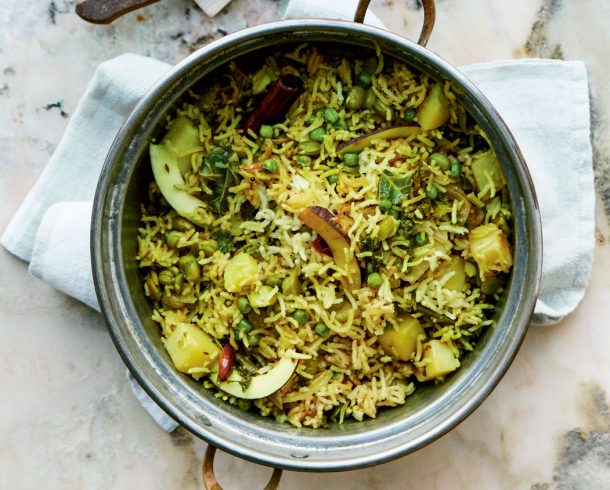 Summer Green Palav Recipe | Tilda