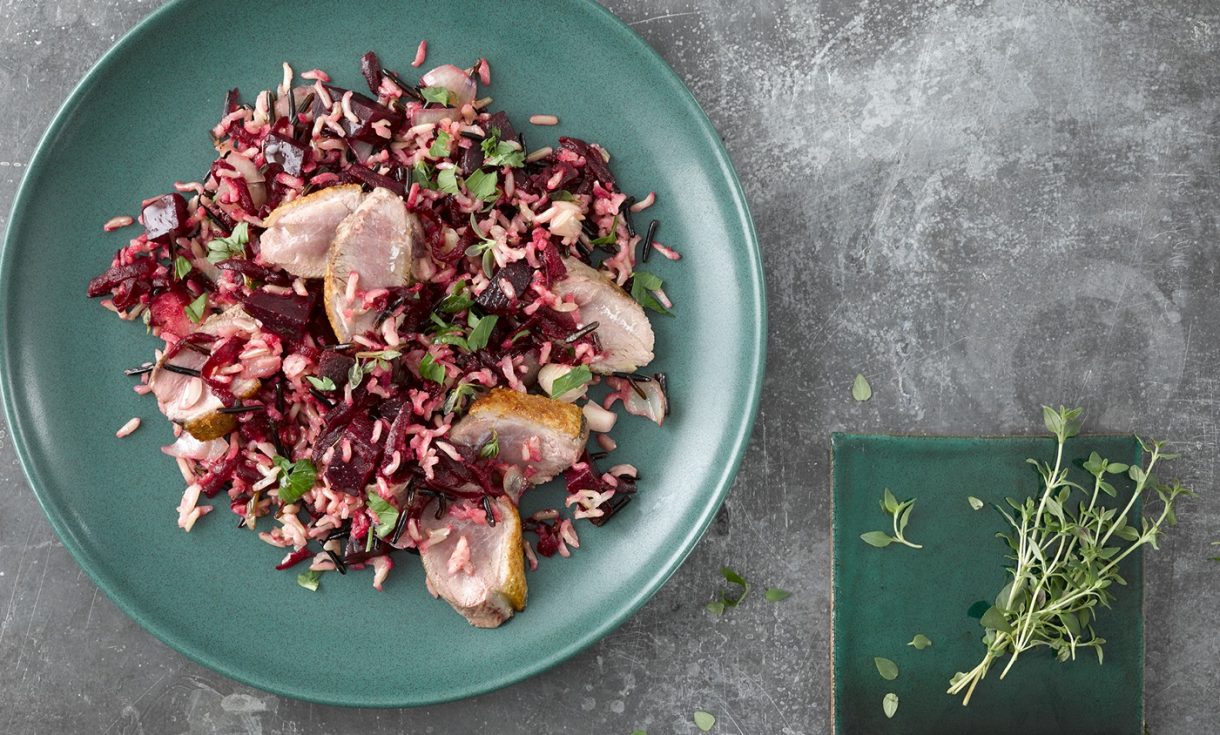 Duck & Beetroot Risotto Recipe | Tilda