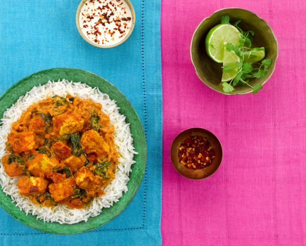 Paneer Spinach Tikka Masala Recipe | Tilda Rice Malta