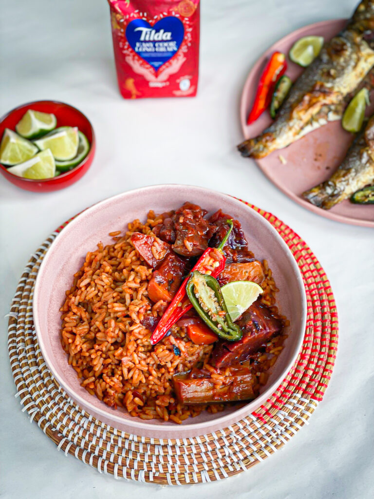 Senegalese Rice with Grilled Sea Bass | Tilda