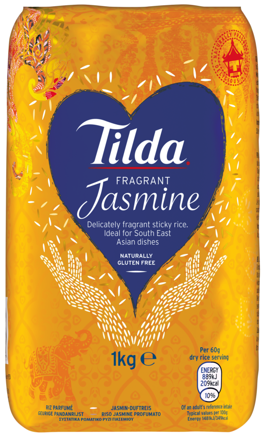 Riz parfumé au jasmin | Largement disponible en 1kg | Tilda